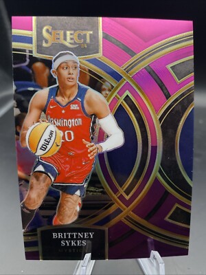 Brittney Sykes 2024 Panini WNBA Select Pink Prizm Premier Level ...