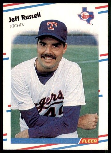1988 Fleer Jeff Russell . Texas Rangers #478 | eBay