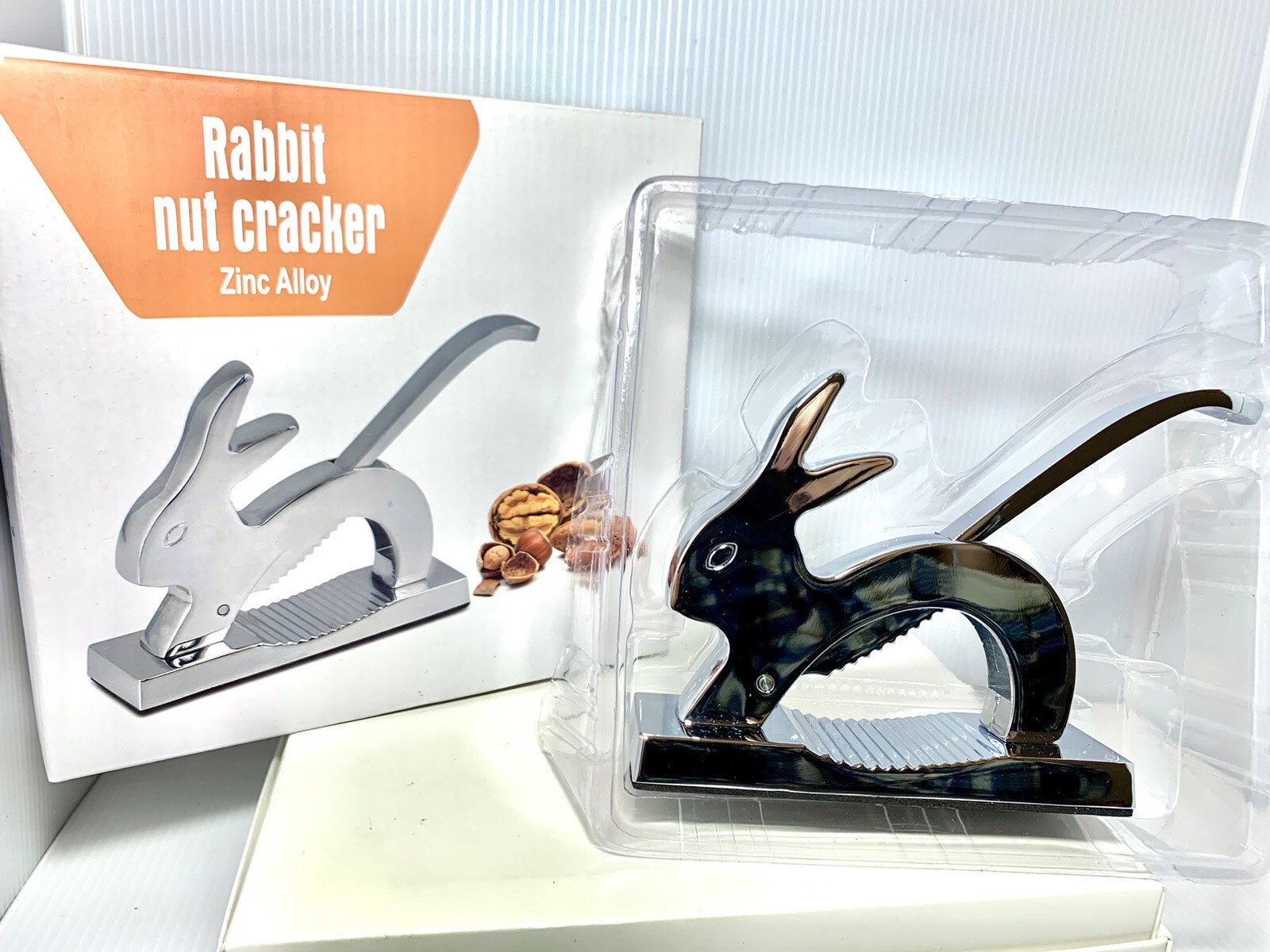 Rabbit Nut Cracker ~ Chrome ~ Metal ~Zinc Alloy ~ New ! | eBay