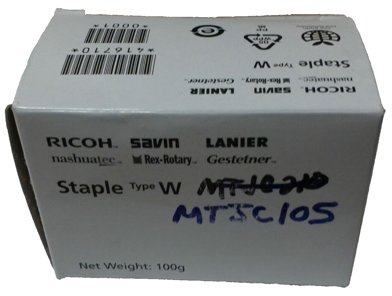 Genuine OEM Ricoh Staple Type W 416710 for sale online | eBay