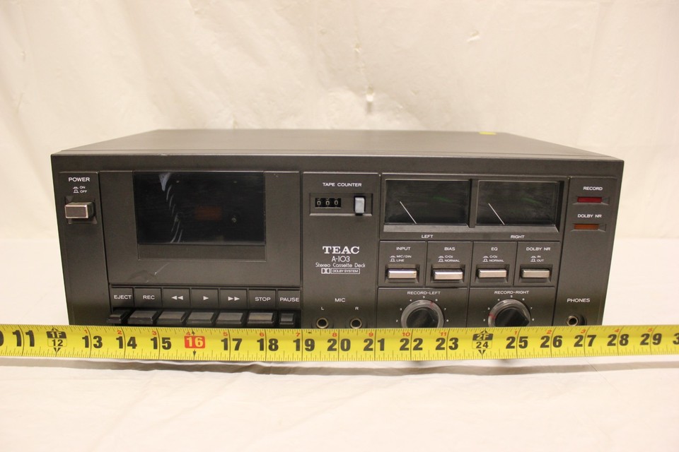 Vintage Teac A-103 Stereo Cassette Deck Tested and Working J5 | eBay