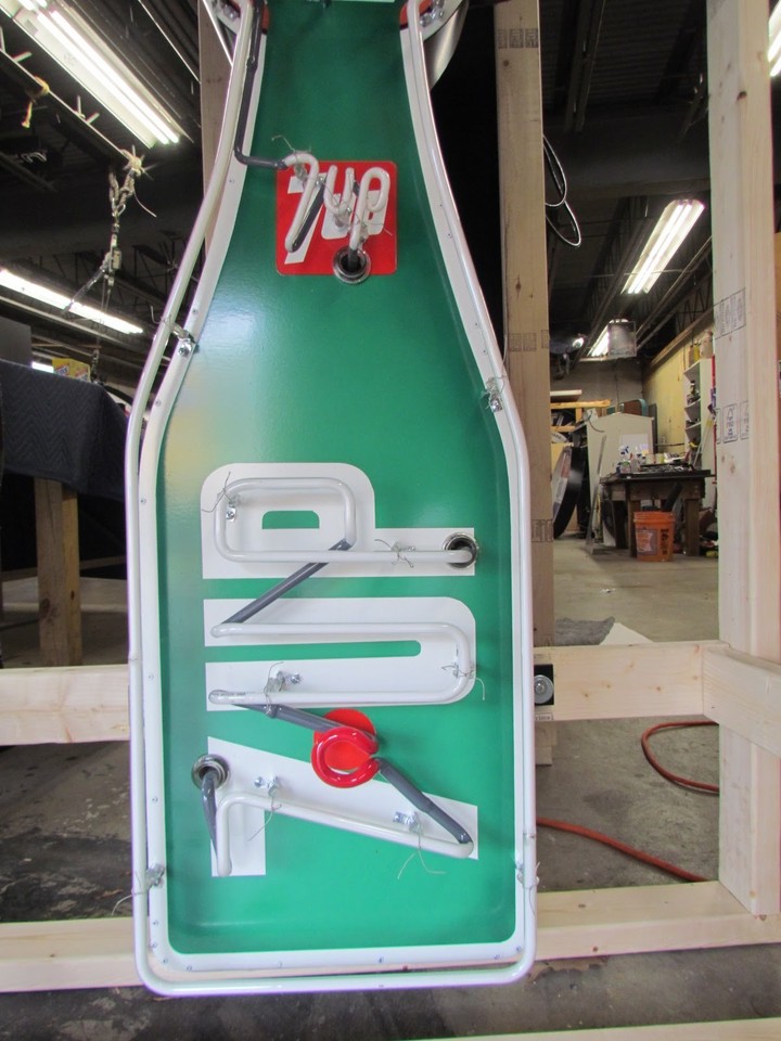 New 7UP " The Uncola" Porcelain Neon Sign 32"W x 72"H | eBay