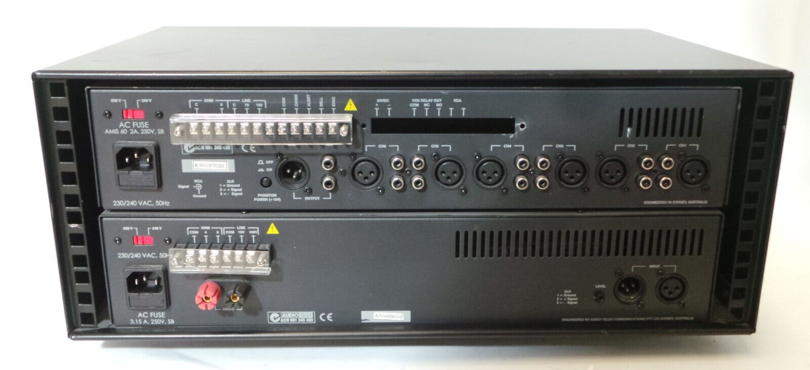 Australian Monitor Installation Series AMIS 120P & AMIS 60 Amplifiers ...
