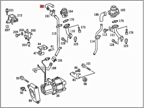 Genuine MERCEDES Hose 1041412483 | eBay