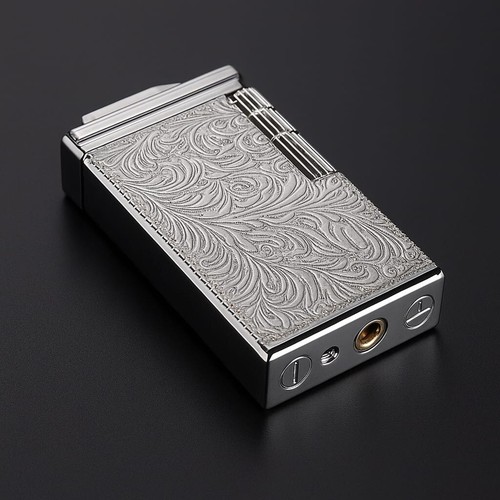 Vintage Butane Gas Lighter – Silver Refillable Metal Torch with ...