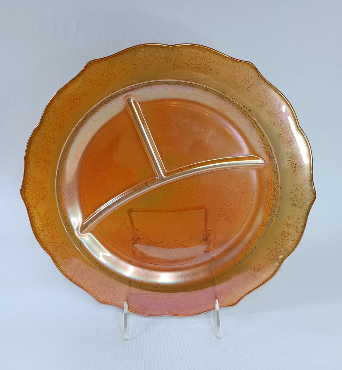 Glass Divided Dinner Plates