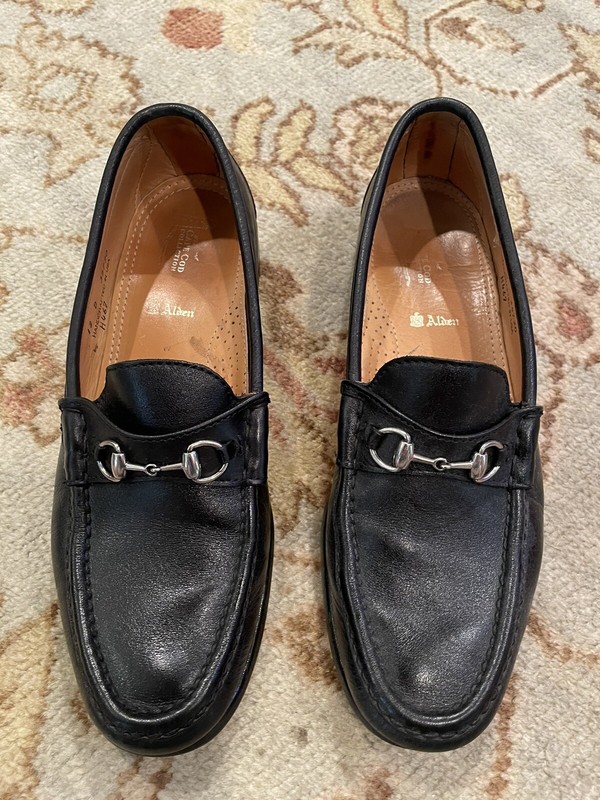 Alden H467 Black Calfskin Horse Bit Loafer | Alden Model Project