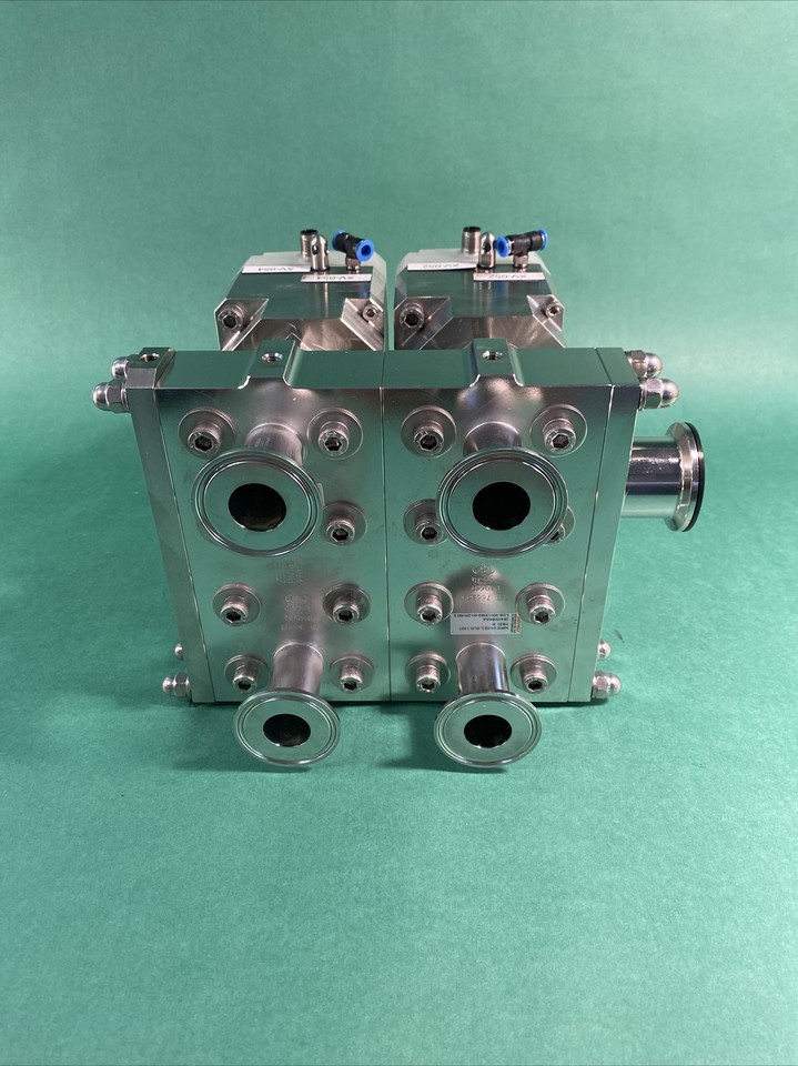 Gemu M600 Multi-Port Valve Block Sterile Stainless 03-02.LR9141 GE AKTA ...