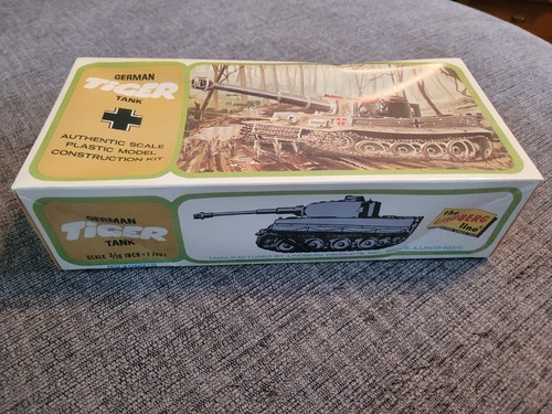 Vintage Lindberg German Tiger Tank Model Kit Factory Sealed 1971. | eBay