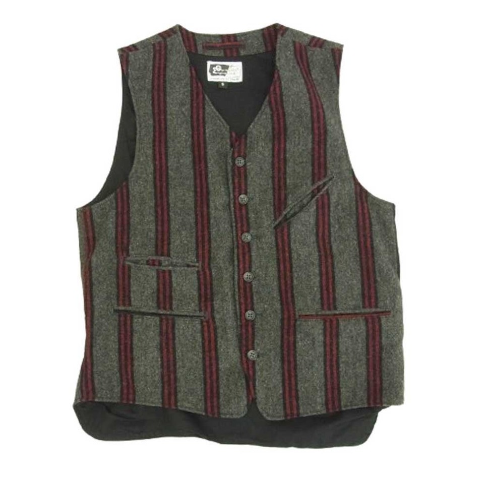 Engineered Garments Engineered Garments 3 Piece 100% Wool Striped Baker ...