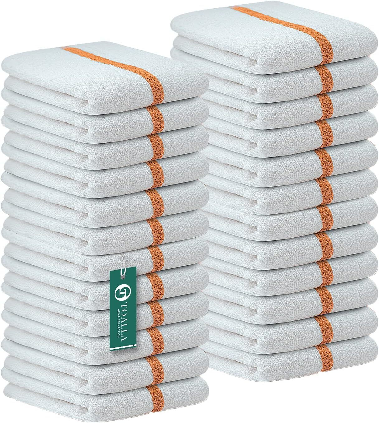 Bar Mop Gold Stripe 16x19 4 lbs Pack of 24, 100% Barmop - Pk | eBay