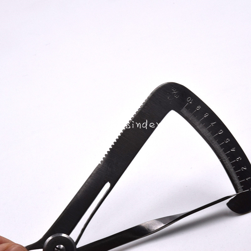 Dental Stainless Steel Wax Metal Crown Gauge Caliper Ruler Measuring ...