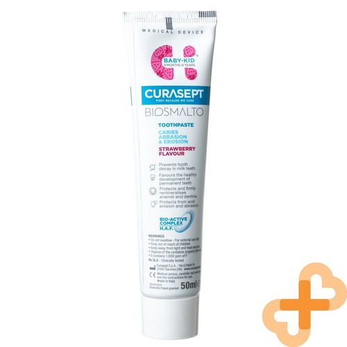 CURASEPT BIOSMALTO BABY KID 3 months 6 years strawberry flavored ...