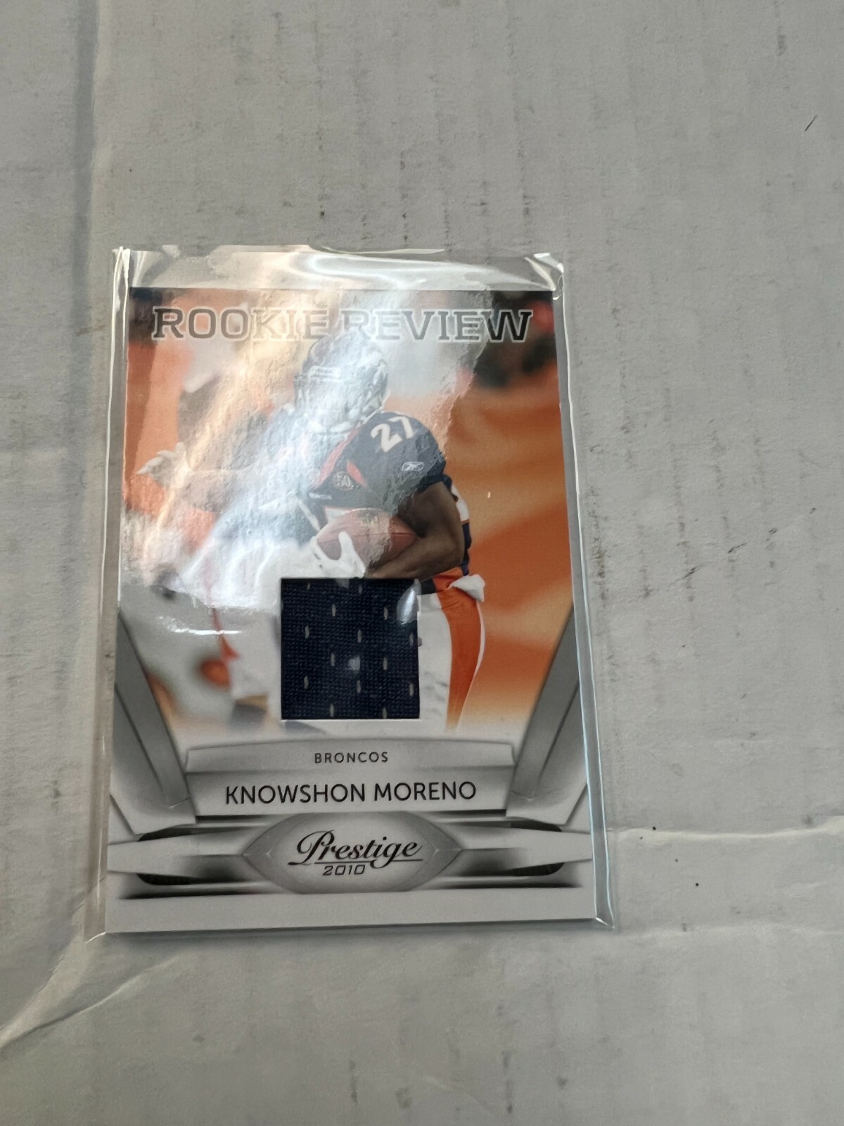 Knowshon Moreno 2010 Prestige Jersey Card #5 | eBay
