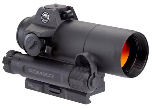SIG SAUER Romeo 7 Red Dot Sight, 2 MOA Dot, Full Size 1x30mm, Graphite ...