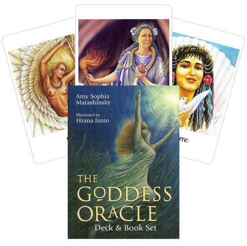 The Goddess Oracle Cards Deck Book Set Esoteric Telling Us Games ...