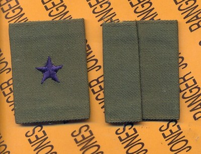 USAF Air Force BG O-7 Brigadier General OD Blue & Green slip on rank ...