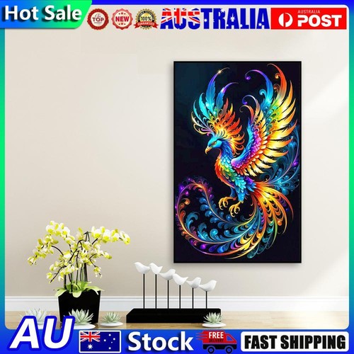5D DIY Full Round Drill Diamond Painting Phoenix Kit Home Decoration ...