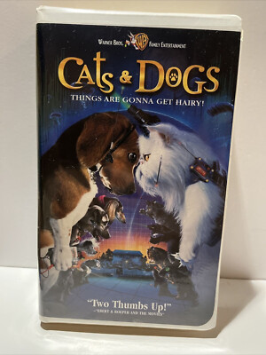 Cats Dogs (VHS, 2001, Clamshell) 85392125333| eBay