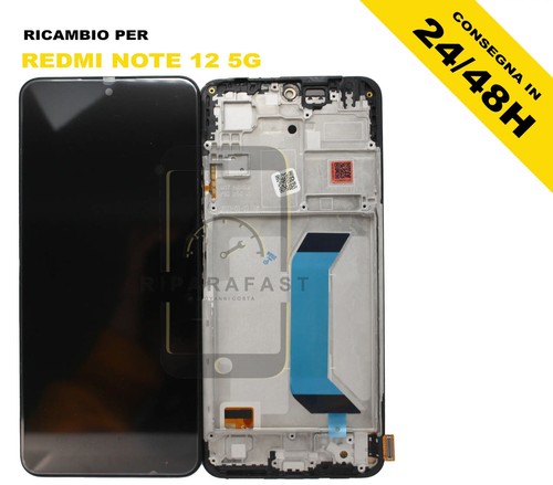 LCD Display TFT Frame Pour Xiaomi REDMI NOTE 12 22101317C Touch Écran ...