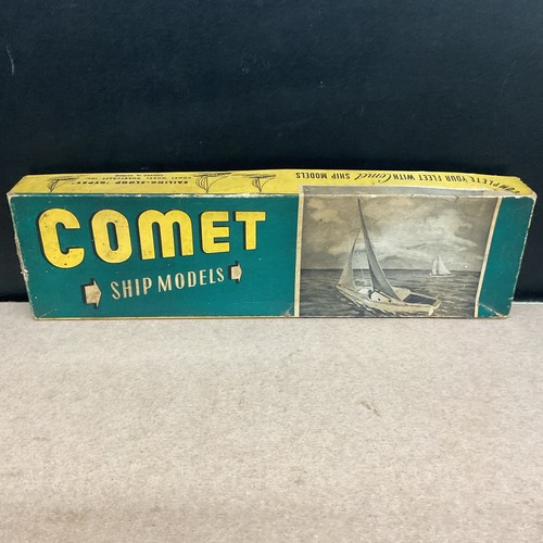 Vintage Comet Ship Models Sailing-Sloop Gypsy Comet Model Hobbycraft ...