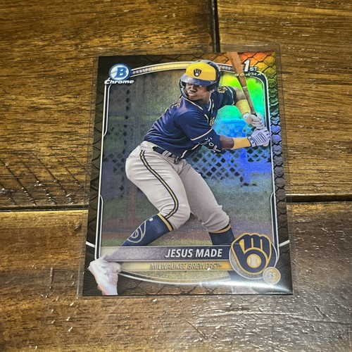 2025 BOWMAN BASEBALL. JESUS MADE "REPTILIAN" 1ST BOWMAN CHROME BREWERS ...