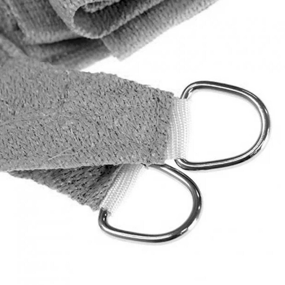 Wallaroo 280gsm Outdoor Sun Shade Sail Canopy Grey - 3m X 5m | eBay ...