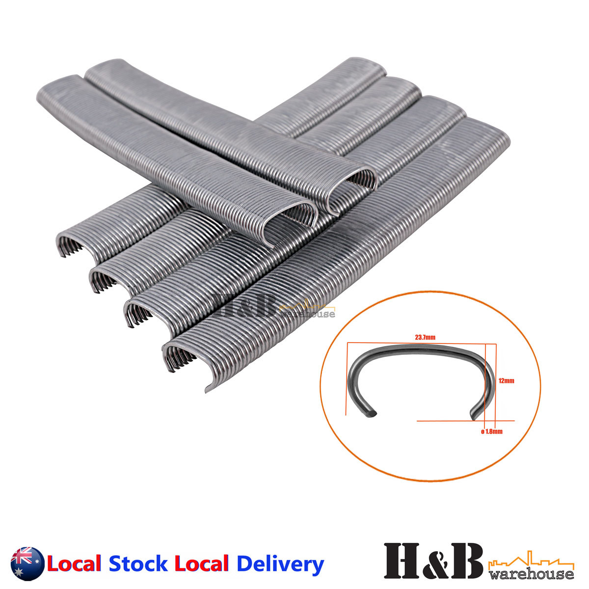 C24 24mm Hog Ring Gun Pneumatic Air Galvanised C Clip Fence Ringer ...