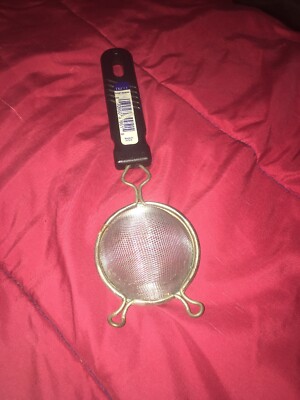 Ekco USA Tea Bag Strainer With Black Plastic Handle | eBay