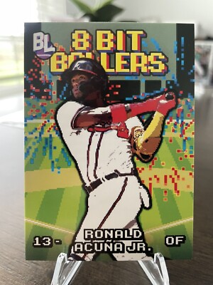 2023 TOPPS BIG LEAGUE 8-BIT BALLERS RONALD ACUNA JR. #8B-7 ATLANTA ...