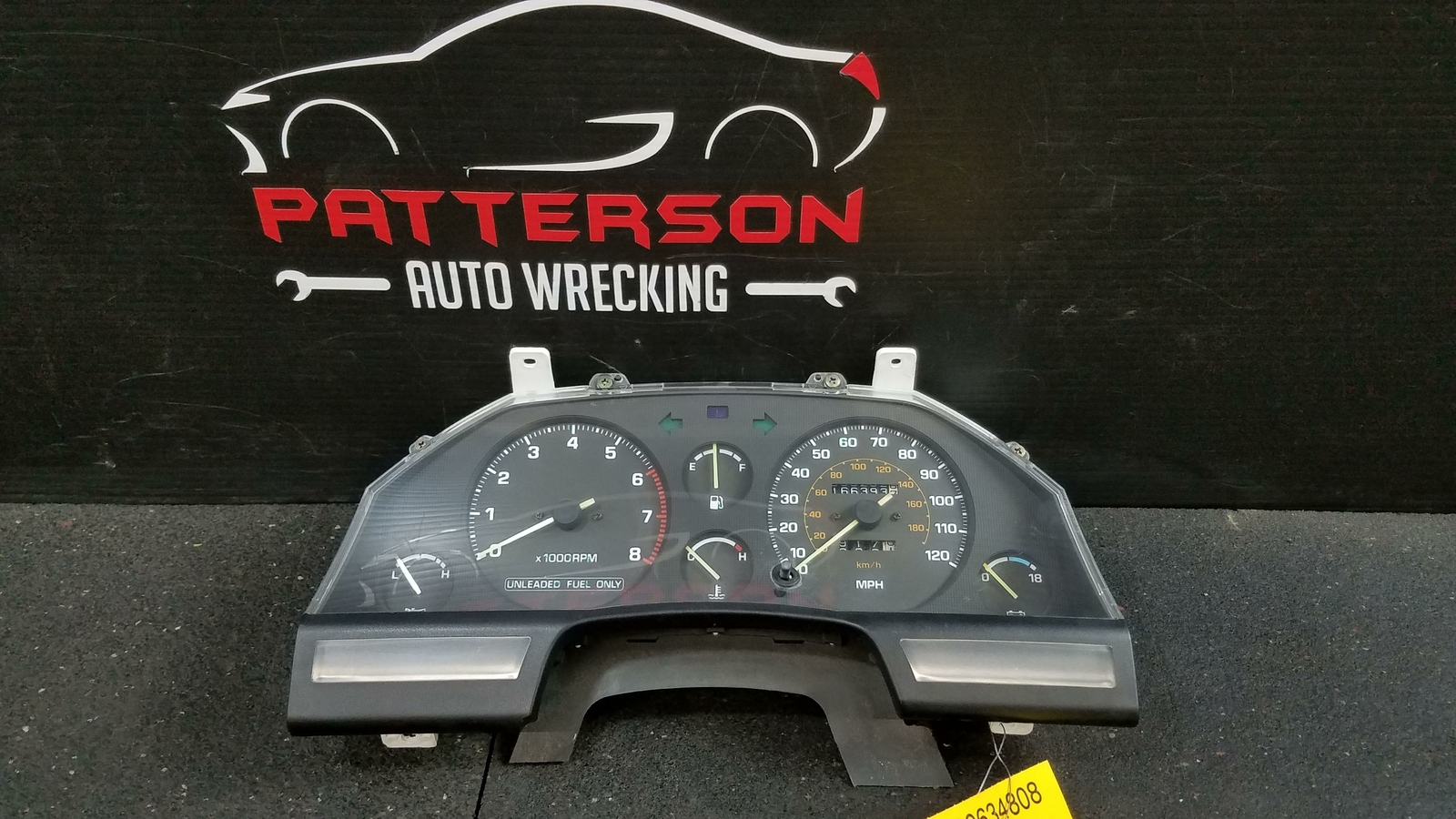 1988 CELICA SPEEDOMETER INSTRUMENT DASH GAUGE CLUSTER ASSEMBLY 166,393 ...