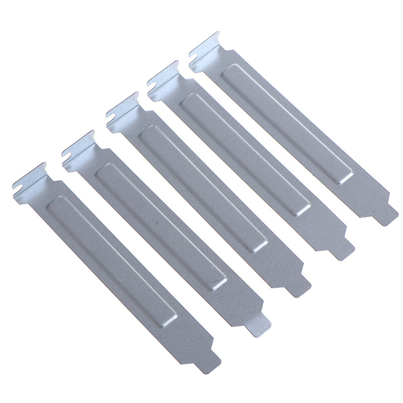 5pcs 12cm Silver PCI Slot Cover PC Computer Case Dust Filter Blanking ...