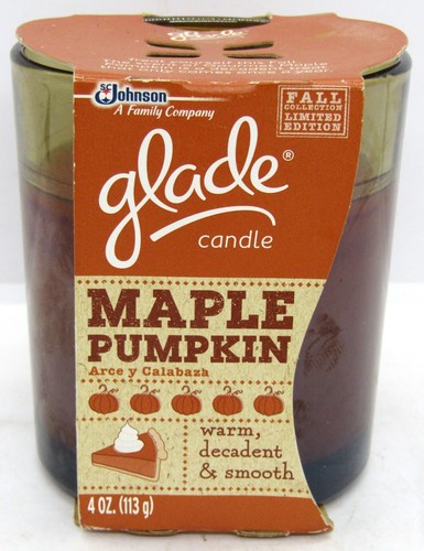 Glade Maple Pumpkin 4 oz. Jar Candle, New. | eBay