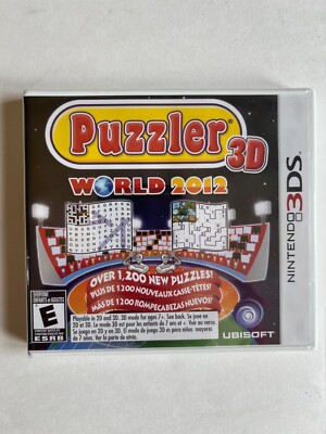 Puzzler World 2012 3D (Nintendo 3DS, 2012) New Factory Sealed OOP ...