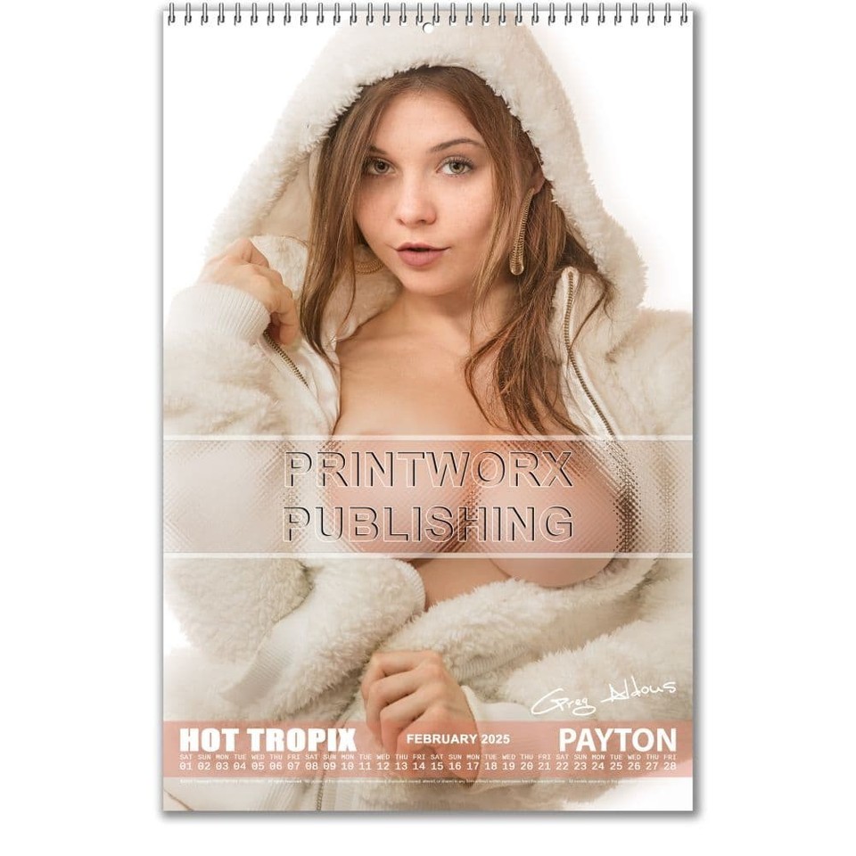PRINTWORX Publishing, Best of the Hot Tropix 2025 Wall Calendar | eBay