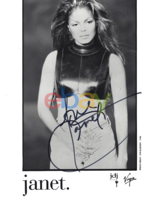 Janet Jackson SIgned 8x10 Autographed Photo Reprint | eBay
