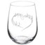 Heart Love Music Notes Stemmed 10oz / 20oz / Stemless Wine Glass | eBay