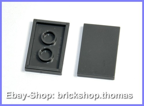 Lego 2 x Fliesen Fliese 2x3 - 26603 - Tile Groove Dark Bluish Gray ...