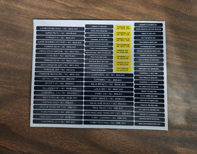 TYCOPRO Tyco Box Stickers Labels Reproduction Die Cut | eBay