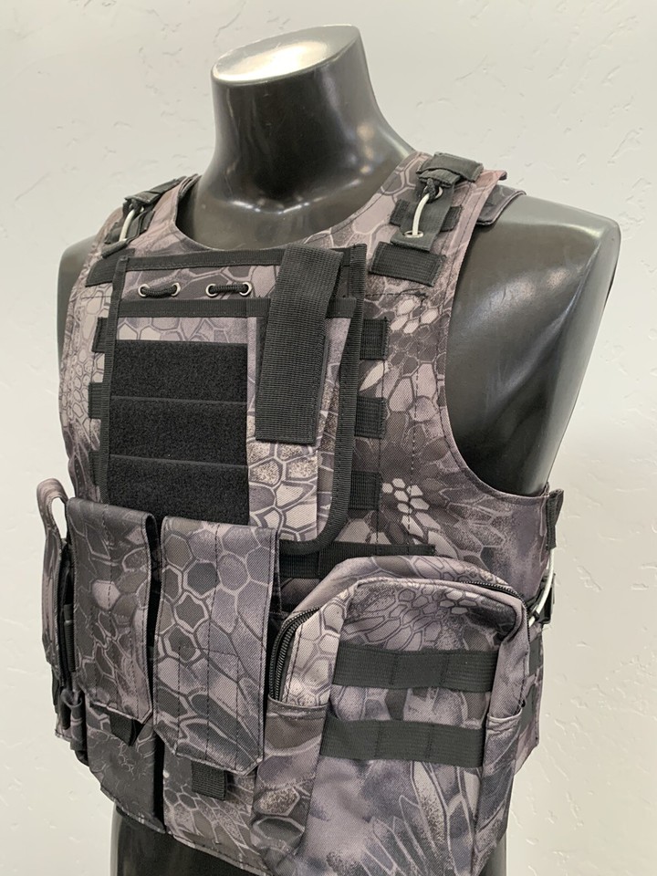 Concealable Bulletproof Vest Carrier BODY Armor Made With Kevlar 3a ...