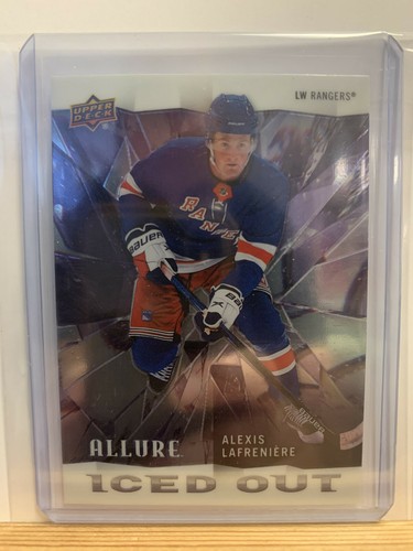 2020-21 UD Allure Alexis Lafreniere Iced Out Rookie IO-20 New York ...