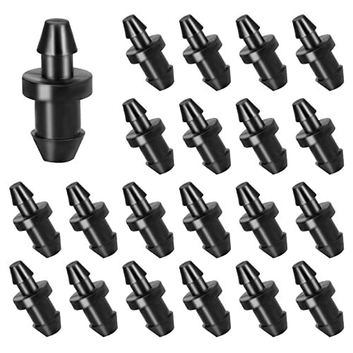 100 Drip Irrigation Plugs for Hose Tubing End Caps Puncture to Insert Fittings | eBay