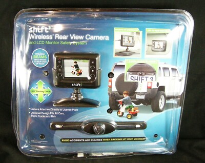 New Shift Wireless Vehicle Rear View Backup Camera LCD Monitor Safety ...