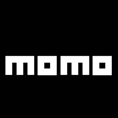 MOMO CAR DECAL STICKER 200mm White Sticker no background | eBay
