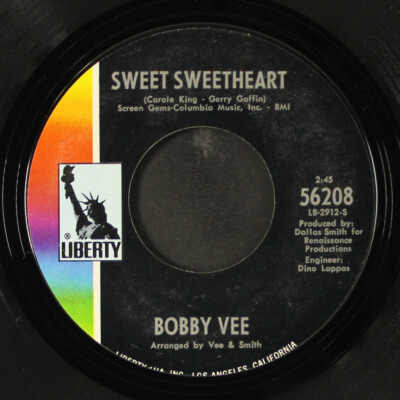 BOBBY VEE: sweet sweetheart LIBERTY 7" Single 45 RPM | eBay