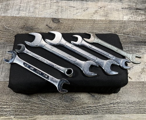 Lot of Assorted Open End Wrenches & 1 Box Wrench Ace, Stanley, ABC SAE ...