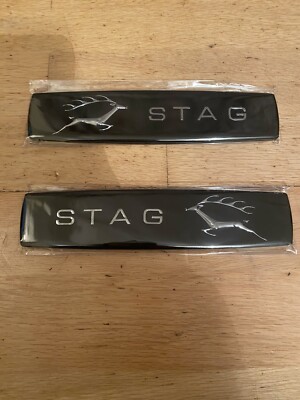 Triumph Stag Mk2 Left Hand And Right Hand Wing Badges Brand New | eBay