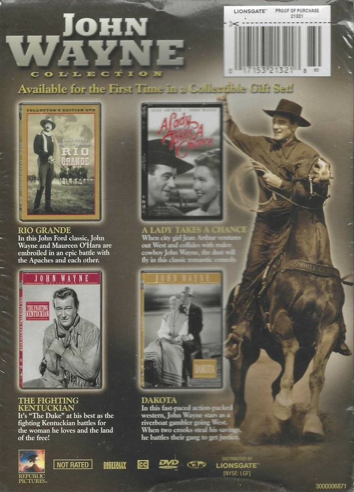 JOHN WAYNE COLLECTION: VOLUME 2 (4 DVD BOXED SET) - NEW 17153213218| eBay