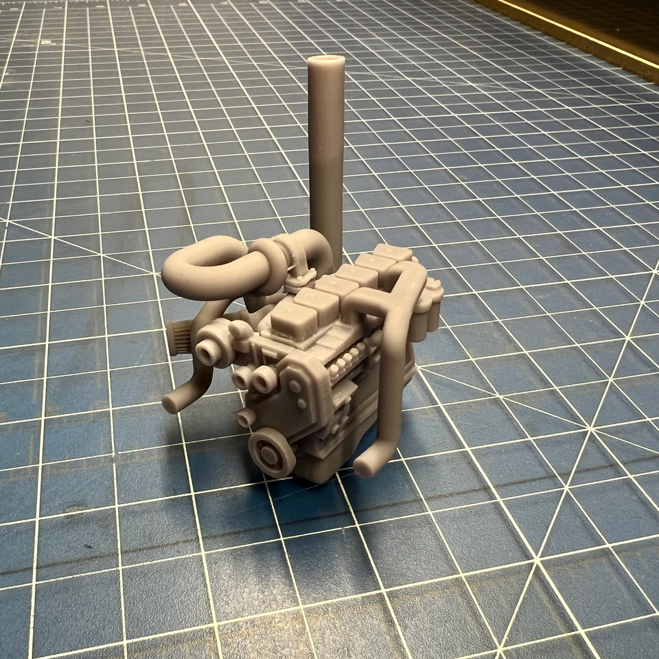 Twin Turbo Cummins 5.9 6BT 12v Engine 1/25 | eBay