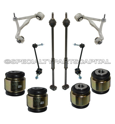LINCOLN LS REAR UPPER + LOWER Control Arm BALL JOINT HYDRA BUSHING TIE ...